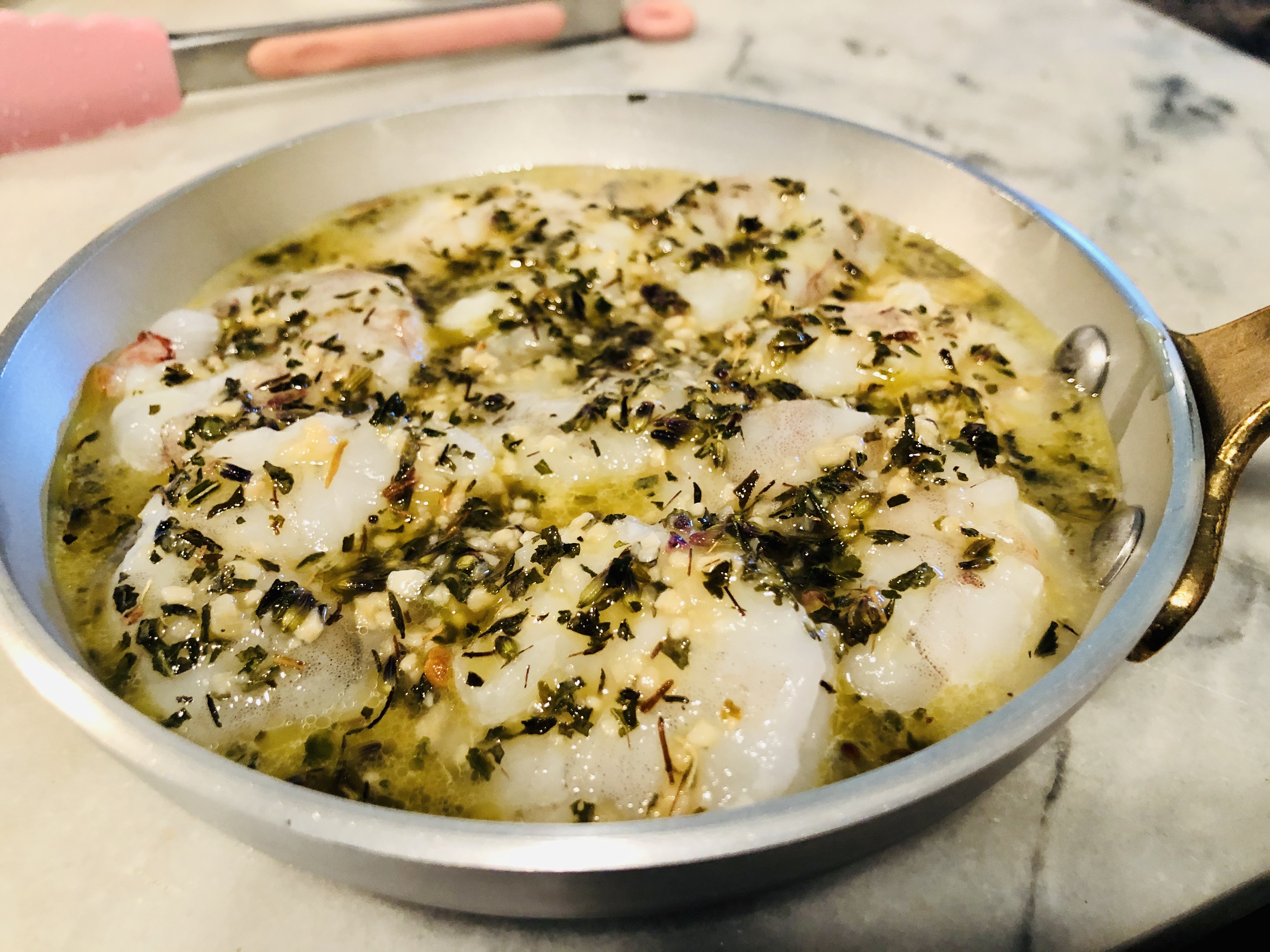 roasted herbs de provence shrimp in a lemon, garlic butter sauce – live ...